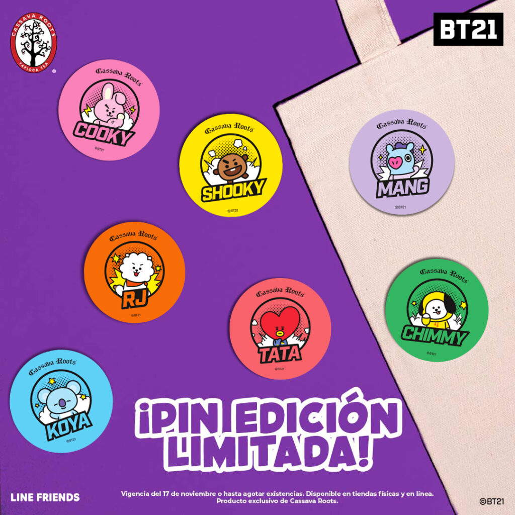 Mercancía oficial de BT21 con Cassava Roots: dónde y cuándo adquirirla ...